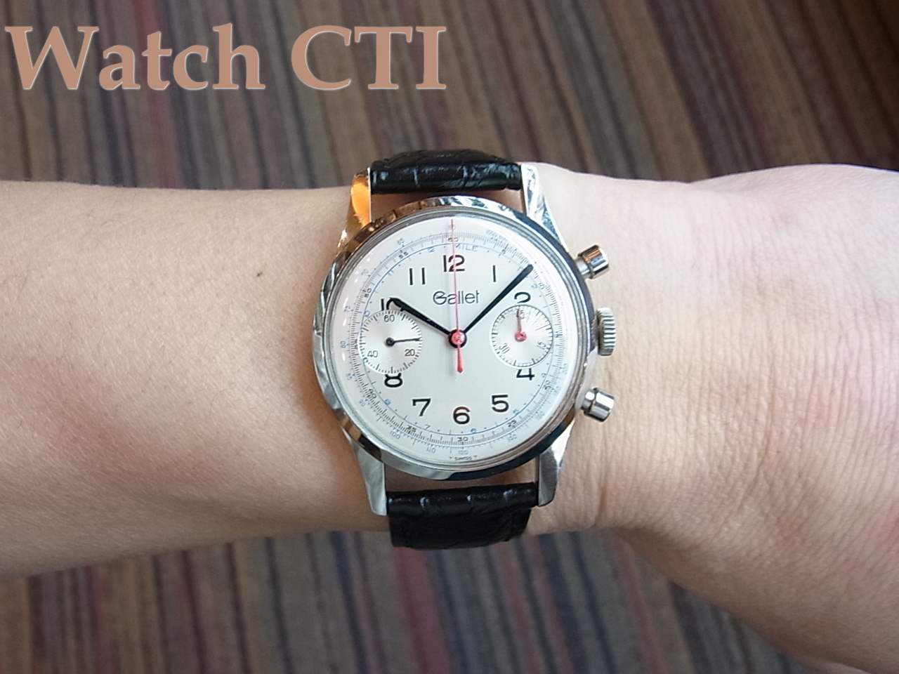 [S1372] ギャレット クロノグラフ cal.7733